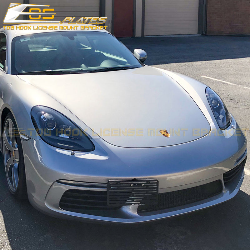 2017-UP Porsche 718 Cayman Tow Hook License Plate Relocator Mount ...